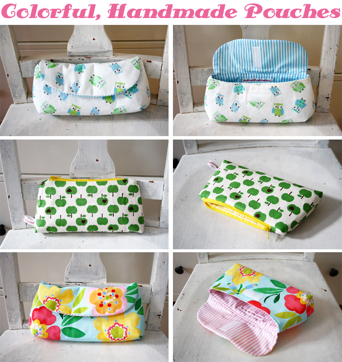 Handmade pouches with the cutest fabrics. - Luloveshandmade