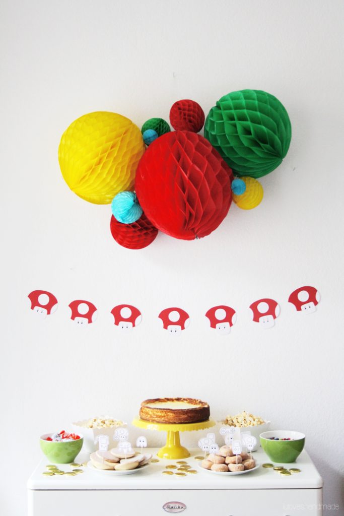 My Colorful Video Game Party - Luloveshandmade