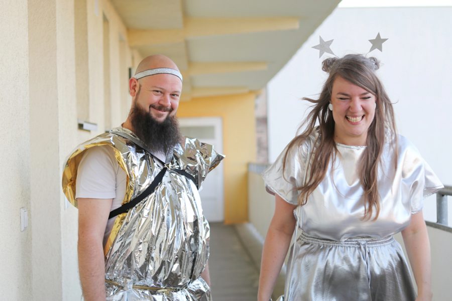 DIY: Make Space Party Costumes Yourself - via Luloveshandmade.com