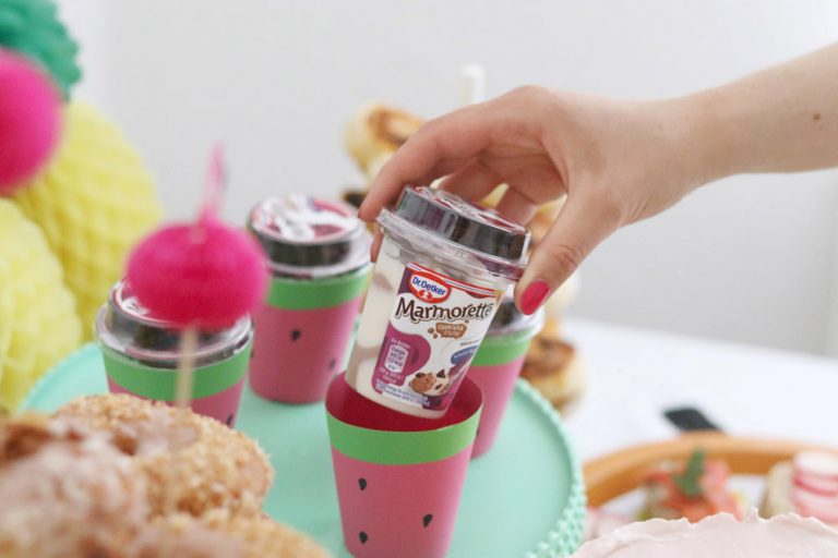 A Bright and Colorful Summer Craft Party via Luloveshandmade.com