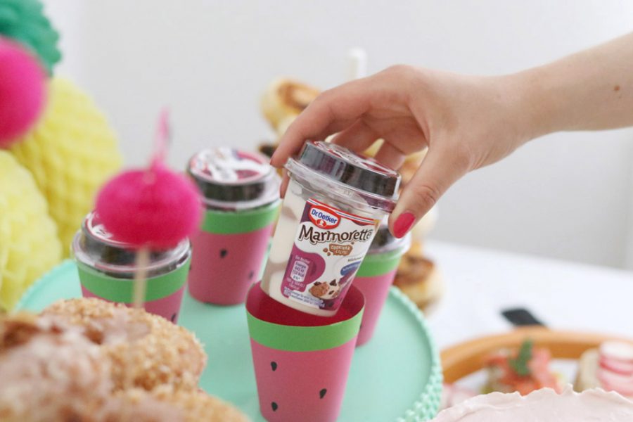 A Bright and Colorful Summer Craft Party via Luloveshandmade.com